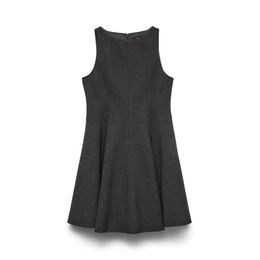 Véro Moda Vero Moda Kleid mit Schößchen in Dark Grey Melange | Gr.: 40