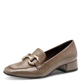 Tamaris Herren Slipper , Blockabsatz, Pumps, Businessschuh mit modischer Zierspange grau 42