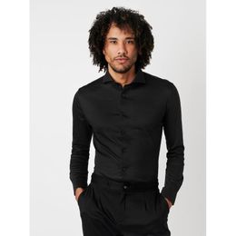 DESOTO Langarmhemd &raquo;Jerseyhemd Essential Hai langarm&laquo; Flexibler Stretch solid black 43 - N-Gr N-Gr 43 Businesshemd von DESOTO