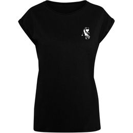 Mister Tee Shirt "A S Club Ladies Extended Shoulder Tee" in Schwarz | Gr.: 4XL
