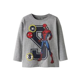 name it Oberteil mit langen &Auml;rmeln in Grey Melange | Gr.: 98