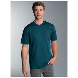 TRIGEMA T-Shirt &raquo;T-Shirt DELUXE Baumwolle&laquo; 1 Stk. petrol L L DELUXE-Single-Jersey
