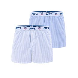 Huddle Boxer shorts ' NFL Shield Stripe ' male Blue size L