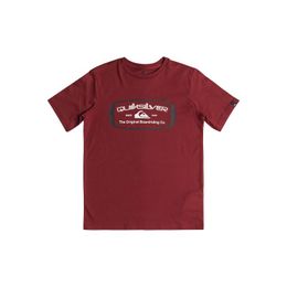 Quiksilver T-Shirt &raquo;Qs Mind Barrel&laquo; Tibetan Red 16 16 Stoff: Baumwoll-Jersey-Stoff [160 g/m2]