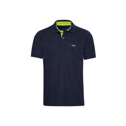 TRIGEMA Poloshirt »Poloshirt mit Kontrastelementen«, 1 Stk. navy XL XL DELUXE-Piqué-Qualität