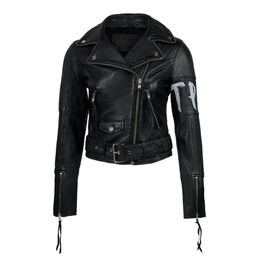 Trueprodigy Lederjacke Laila in Schwarz | Gr.: M