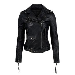 Trueprodigy Lederjacke Milena in Schwarz | Gr.: L