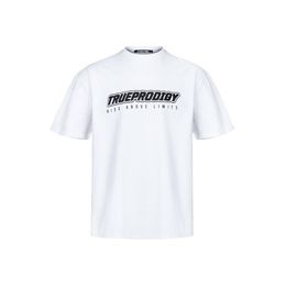 Trueprodigy Oversize-Shirt Toni F in Wei&szlig; | Gr.: L