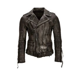Trueprodigy Bikerjacke Geralt in Schwarz | Gr.: M
