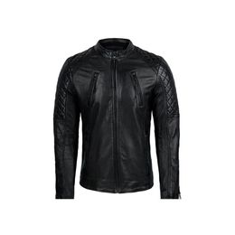 Trueprodigy Lederjacke Franky in Schwarz | Gr.: L