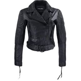 Trueprodigy Lederjacke Raven in Schwarz | Gr.: S