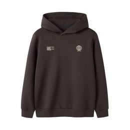 name it Hoodie in Black Coffee | Gr.: 134/140