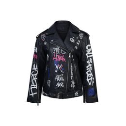 Trueprodigy Lederjacke Anya in Schwarz | Gr.: XS
