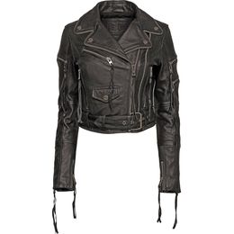 Trueprodigy Bikerjacke Izzy in Schwarz | Gr.: XL