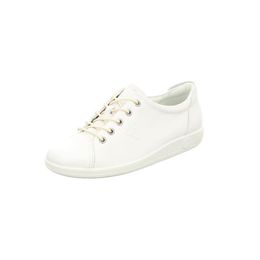 Ecco Schn&uuml;rschuhe Soft 2.0 in white | Gr.: 35