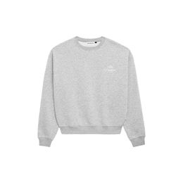 Prohibited Sweatshirt 'Leaf' Damen Gr&ouml;&szlig;e XXL grau / hellgrau