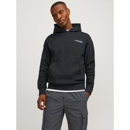 Jack & Jones JACK & JONES Kapuzensweatshirt &raquo;JCOAERO PRINT SWEAT HOOD NOOS&laquo; Black L L Sweater von Jack & Jones