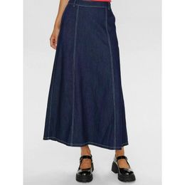 Nümph NÜMPH Midirock »Skirt NUHAVEN« Dark Blue Denim 44 44 Feminine Röcke in verschiedenen Längen und Passformen