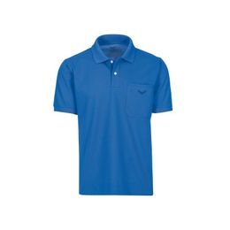 TRIGEMA Poloshirt &raquo;Polohemd mit Brusttasche&laquo; 1 Stk. electric-blue XL XL DELUXE-Piqu&eacute;-Qualit&auml;t