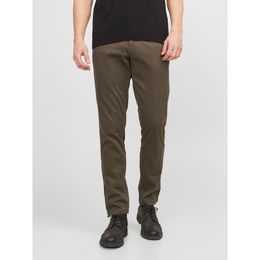 Jack & Jones JACK & JONES Chinos &raquo;JPSTMARCO mit Stretchkomfort und schmalem Bein&laquo; mit Rei&szlig;verschluss Wren 30 - L&auml;nge 30 L&auml;nge 30 30 Herren-Chino von Jack & Jones