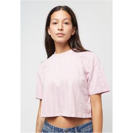 Karl Kani T-Shirt Damen Gr&ouml;&szlig;e L ros&eacute; / wei&szlig;