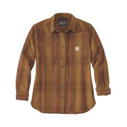 Carhartt Shirt "Twill L/S 105991" in Braun | Gr.: S