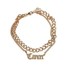 Urban Classics Fu&szlig;kette &raquo;Unisex Zodiac Golden Anklet&laquo; cancer L/XL Modische Kn&ouml;chelarmb&auml;nder f&uuml;r trendige Outfits