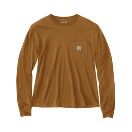 Carhartt Shirt "Lightweight L/S 106121" in Braun | Gr.: S