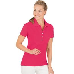 TRIGEMA Poloshirt &raquo;Poloshirt mit Kristallsteinen&laquo; 1 Stk. koralle XL XL Elastischer DELUXE Piqu&eacute;