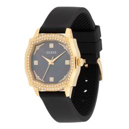 Guess Analoguhr 'LIV' Damen Gr&ouml;&szlig;e One Size gold / schwarz