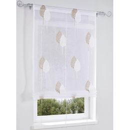 Heine B&auml;ndchenrollo in sand | Gr.: 140-x-45-cm