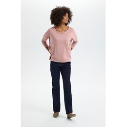 Saint Tropez Strickpullover A2561, Casual fit in Ash Rose M&eacute;lange | Gr.: S