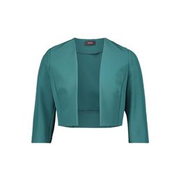 Vera Mont Bolero-Jacke mit Kellerfalten in Dark Emerald | Gr.: 42