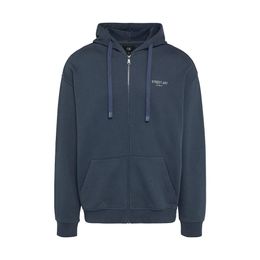 Qs Zip-Up Hoodie male Blue size M