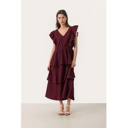 PART TWO Kleid TulaPW Gerade Passform in Tawny Port | Gr.: 38