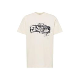 Jack Wolfskin T-Shirt in Creme | Gr.: L