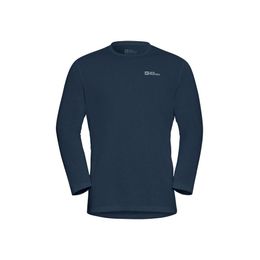 Jack Wolfskin Langarmshirt in Dunkelblau | Gr.: M