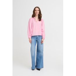 Ichi Langarm-Bluse IXWILMA Regular fit in Cameo Pink | Gr.: 40