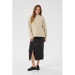 Kaffe Strickpullover KAelina Loose fit in Feather Gray Melange | Gr.: L