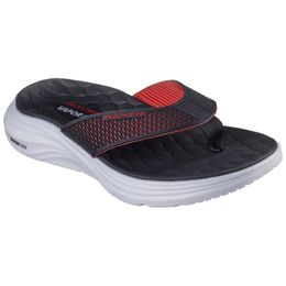 Skechers Zehentrenner »VAPOR FOAM SANDAL«, Sommerschuh, Schlappen, Poolslides, Badeschuh, mit Vapor Foam schwarz-rot 40 40 Modischer Zehentrenner...
