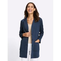 WITT WEIDEN Jersey-Blazer in dunkelblau | Gr.: 36