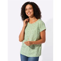 WITT WEIDEN Druck-Shirt in eucalyptus-ecru | Gr.: 40
