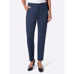 WITT WEIDEN Jersey-Hose in dunkelblau | Gr.: 36