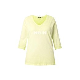 Ulla Popken Shirt in limettengrün | Gr.: 62/64