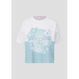 QS T-Shirt in 61D0_helles t&uuml;rkis | Gr.: XL