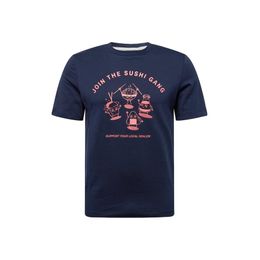s.Oliver T-Shirt Herren Gr&ouml;&szlig;e M navy / cranberry