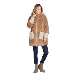 WHITE LABEL Longjacke in cognac | Gr.: 46