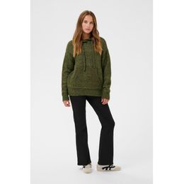 Kaffe Strickpullover KAuma Loose fit in Ivy Green Melange | Gr.: XL