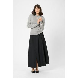 Kaffe Strickpullover KAjada Slim fit in Grey Melange | Gr.: M