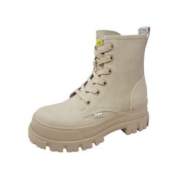 Buffalo Schn&uuml;rstiefel Aspha RLD in Beige | Gr.: 39